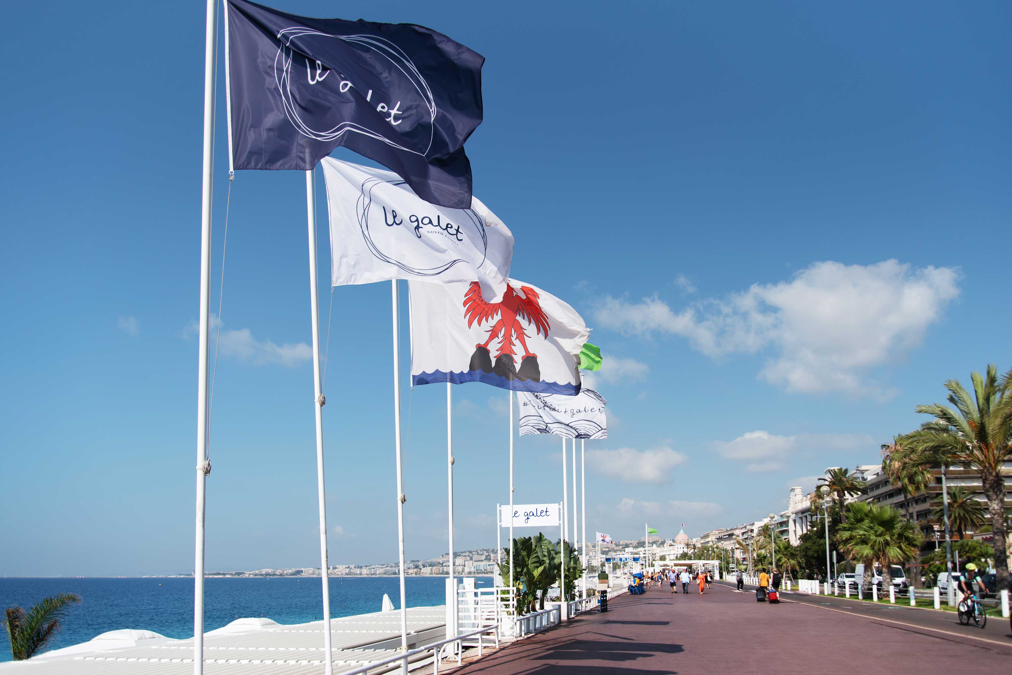 Le Galet I Restaurant plage à Nice I Apéritif, déjeuner, dîner